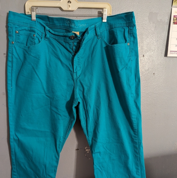 Elite Jeans | Jeans | Womens Elite Jeans Brand Straight Leg Turquoise ...